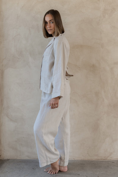 100% Linen Sleepwear Set | CLB Living